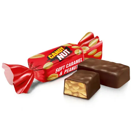 Candy Nut Soft Caramel With Peanuts In Milk Chocolate (1KG ,500G ,250G ...