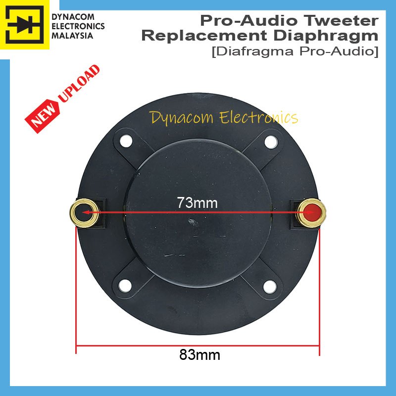 34.4M Pro-Audio Tweeter Replacement Diaphragm Tweeter Coil Diaphragm ...