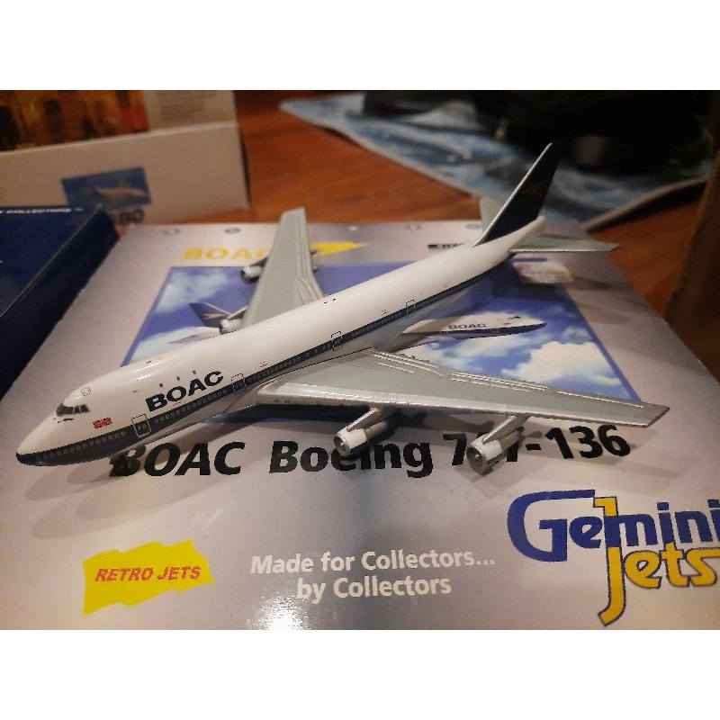 1/400 scale BOAC Boeing 747-100/-400/-8 Aircraft Models | Shopee ...