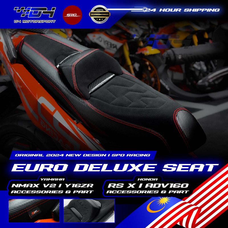 RS RSX Y16 NMAX V2 ADV160 |Deluxe Seat SPD RACING 2024 I Comfortable ...