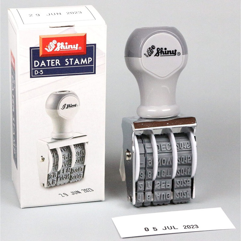 Shiny D3 D4 D5 Date Stamp Dater Chop 5MM / 4MM / 3MM D-3 D-4 D-5 Date ...