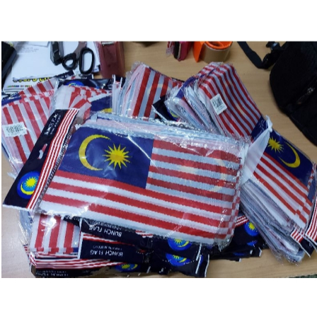 Panji-panji Bendera 6x12inches Bunch Flag | Shopee Philippines