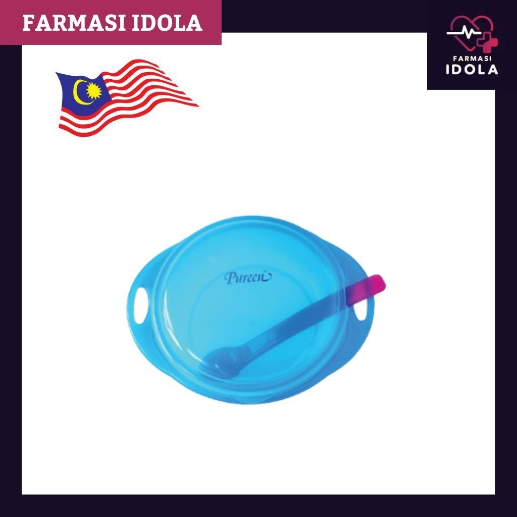 Pureen Feeding Set (Bowl With Cover & Spoon) | Shopee Philippines