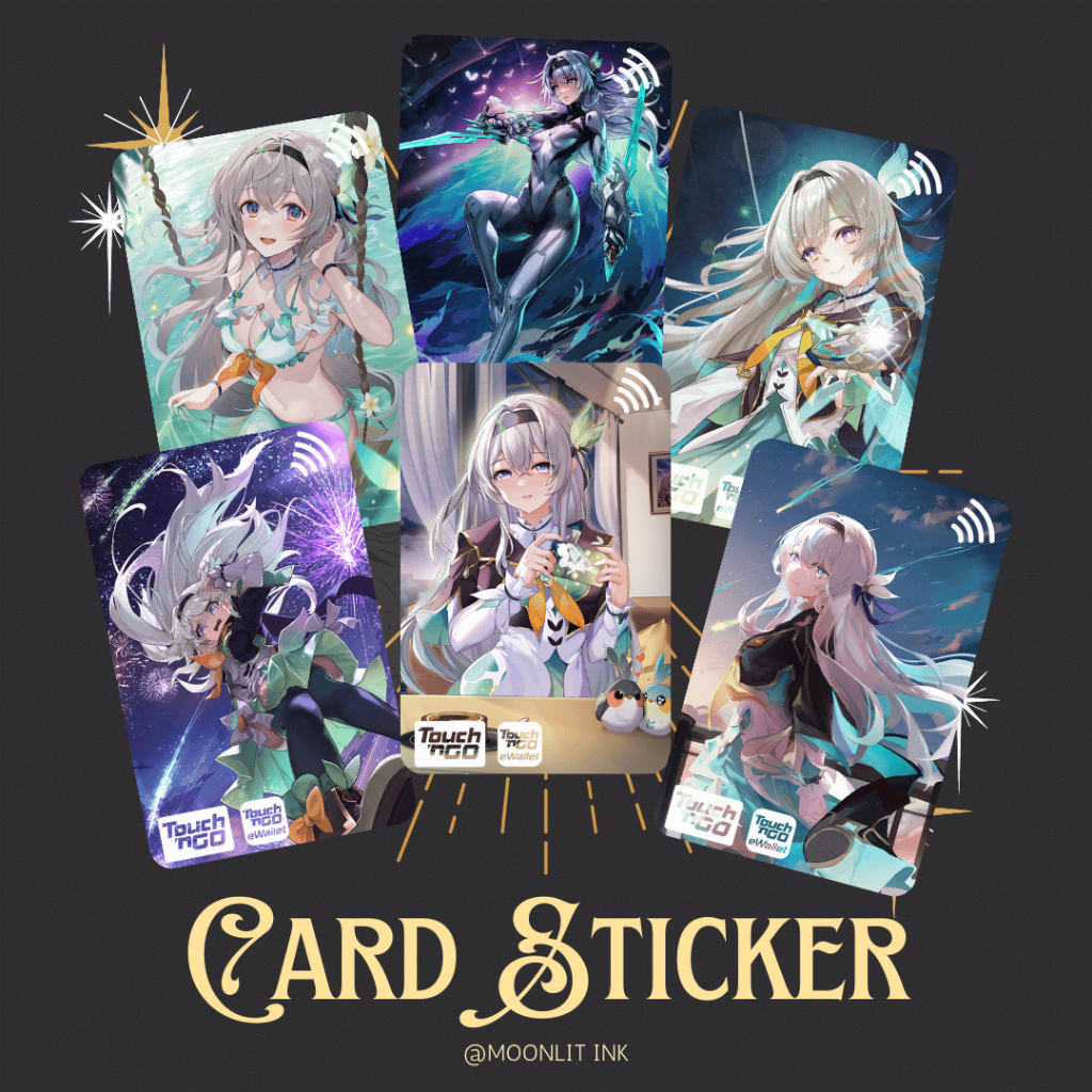 [Honkai Star Rail Card Sticker - FIREFLY] TnG Sticker / Access Card ...