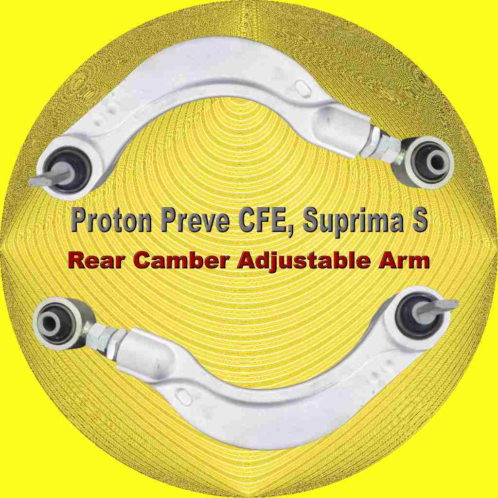 Proton Preve CFE, Proton Suprima S Rear Adjustable Camber Suspension ...