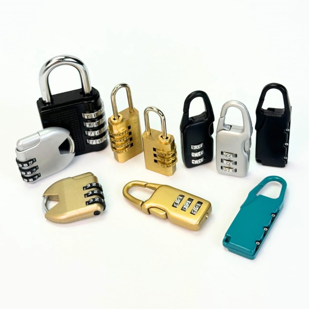 Travel Safe Suitcases Baggage Luggage Lock 3 digi /4 digi Password Lock ...