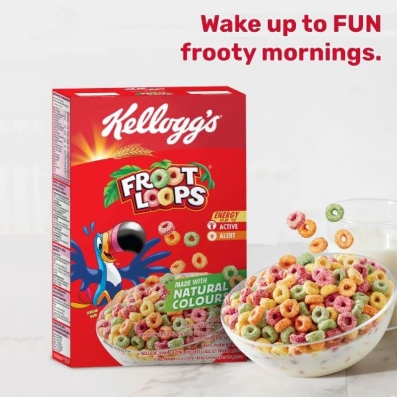 Kellogg's Froots Loops Cereal 285g | Shopee Philippines