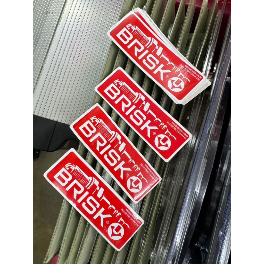 1pcs Red Logo Sticker Word Caliper TIMSUN BRISK Sticker M3 Sticker word ...