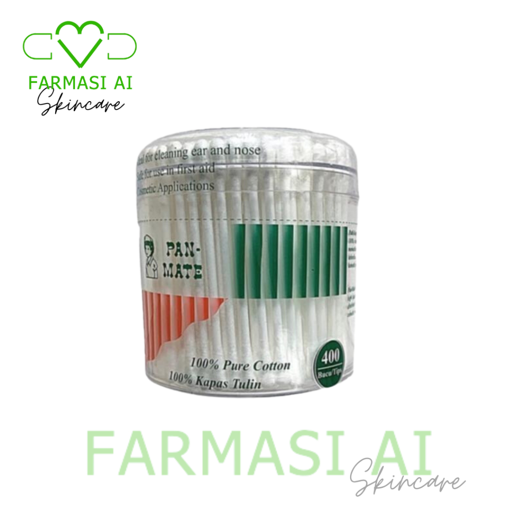 Pan-Mate Cotton Buds 1 Drum (400's) | Shopee Philippines