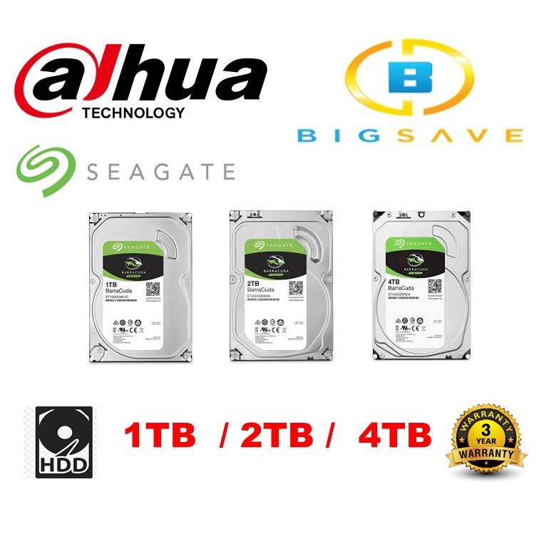 SEAGATE SKYHAWK HARD DISK 1TB/ 2TB/ 4TB SURVEILLANCE HDD FOR CCTV DVR & NVR | Shopee Philippines