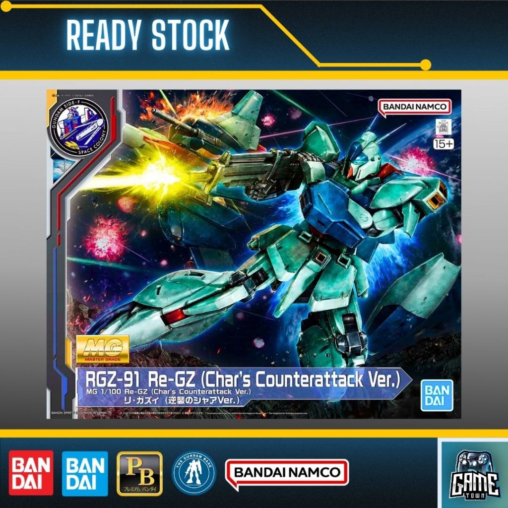Premium Bandai MG 1/100 RGZ-91 Re-GZ (Char's Counterattack Ver.) [The Gundam Base Side-F Limited ...