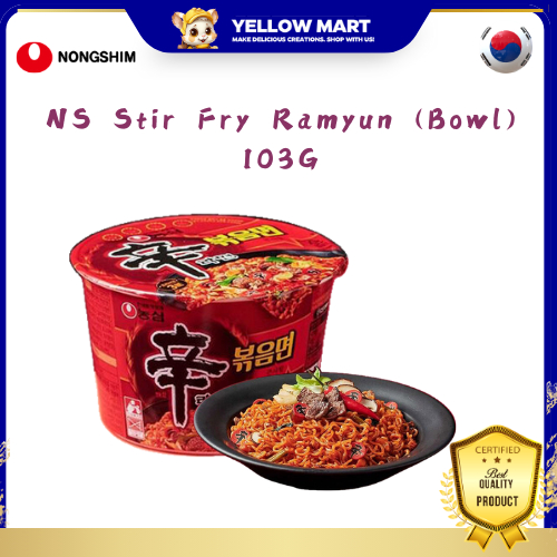 NS NongShim Shin Stir Fry Ramyun (Bowl) 103G | Shopee Philippines