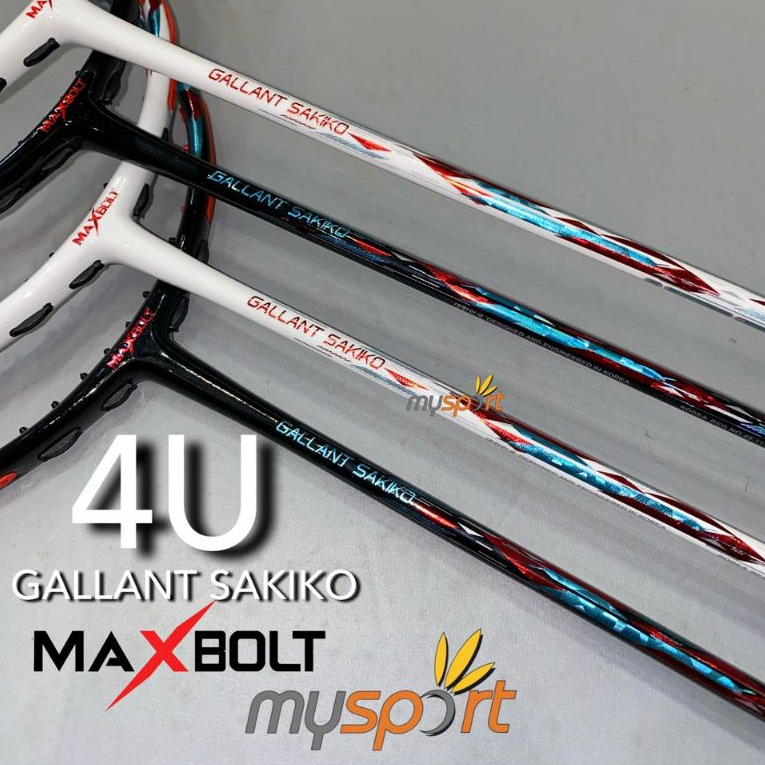 MAXBOLT Gallant Sakiko Racket Badminton 4U ( Head Heavy ) ( Free ...