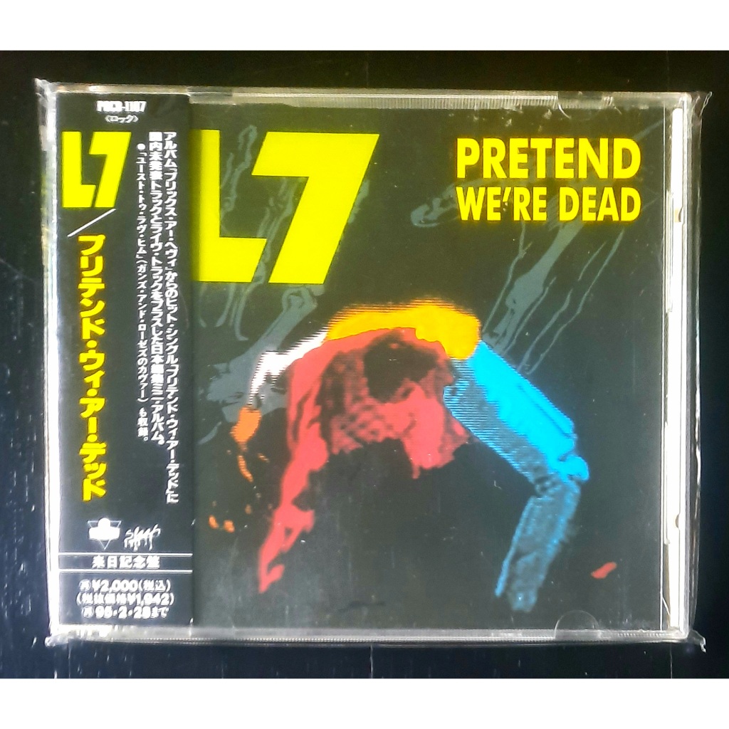 L7 – Pretend We're Dead POCD-1107 (Japanese Used CD. 1993 Pressing ...