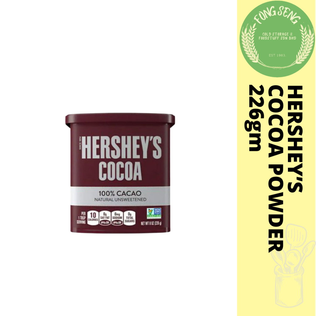 Hershey's 100% Unsweetened Cocoa Powder 226gm | Shopee Philippines
