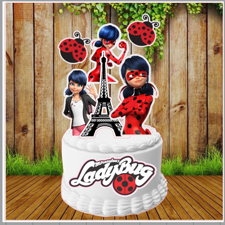 LADYBUG CAKE TOPPER 004 | Shopee Philippines