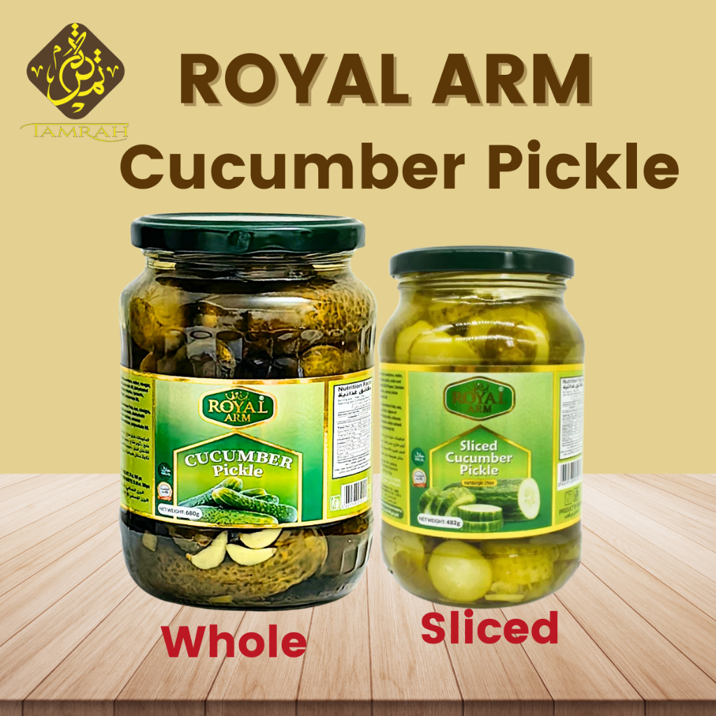 Cucumber Pickle / Royal Arm Cucumber Pickle / 680gm Net Weight / Whole ...