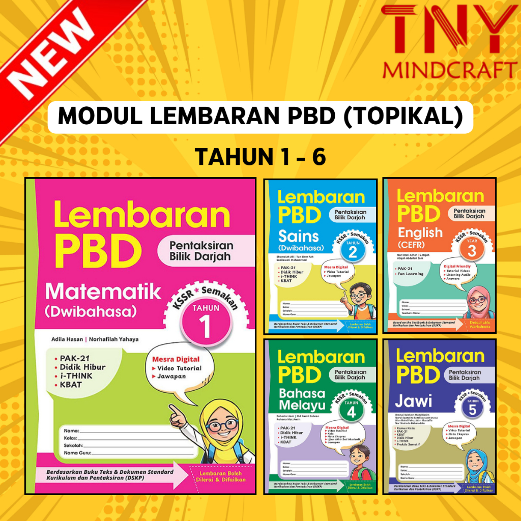 [TNY] Ib: PBD Sheet Module 【Year 1 - Year 6】 KSSR Revision (2025 ...