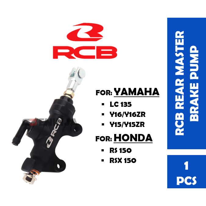 RCB Racing Boy Rear Master Brake Pump For Y16ZR Y16/ Y15ZR Y15/ RS150 ...