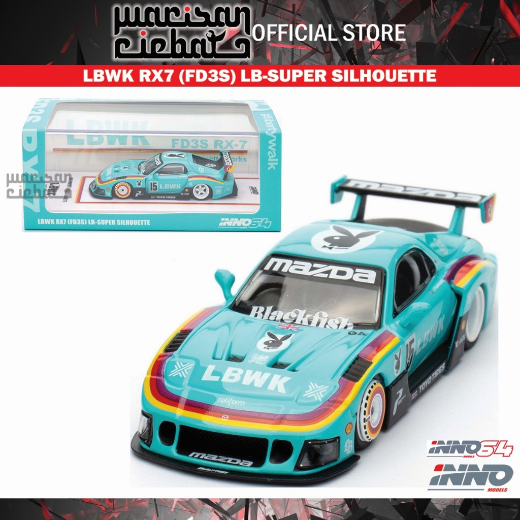 Inno Models Inno64 1/64 Mazda RX7 (FD3S) LB-Super Silhouette IN64-LBWK ...