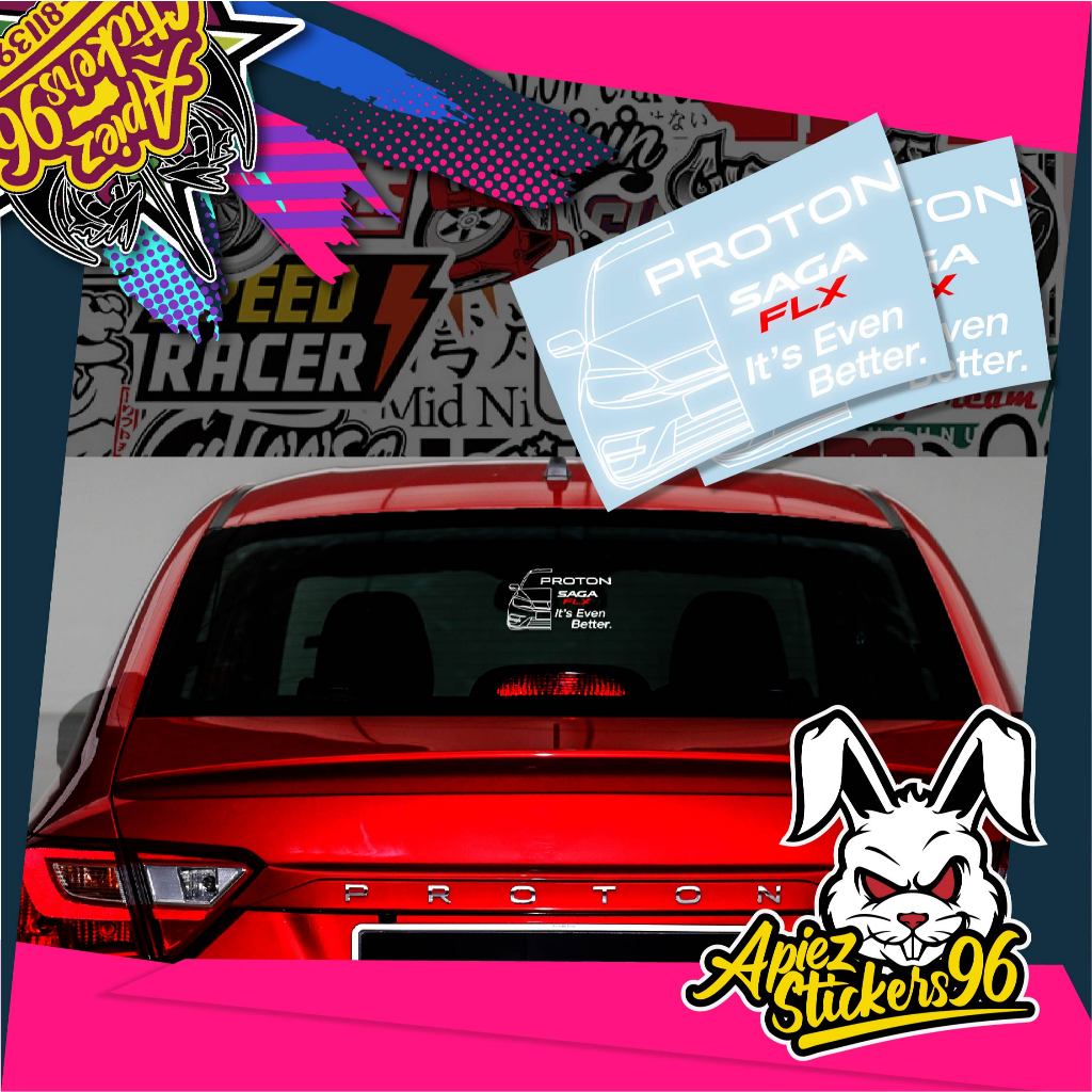 Proton Saga FLX Train Sticker - Latest Model - | Shopee Philippines