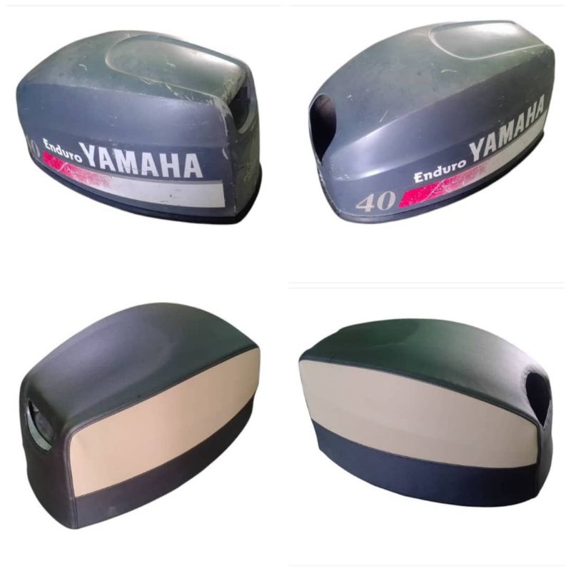 cover enjin boat Yamaha 40 / Hangkai 6.0 / Yamaha 15 Old model suzuki ...