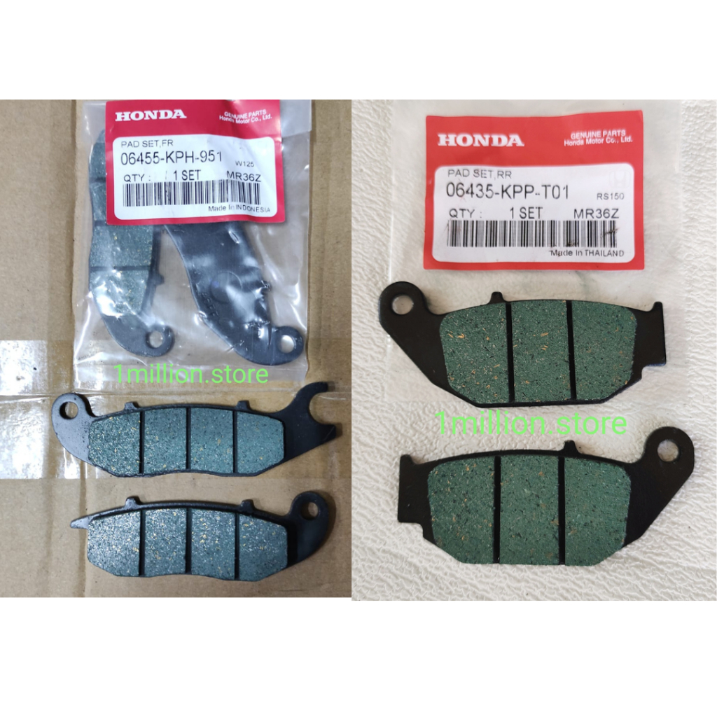 HONDA DISC BRAKE PAD FRONT REAR MSX125 MSX 125 | Shopee Philippines