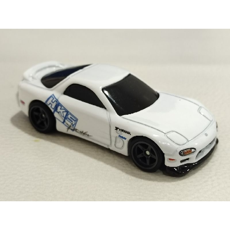 Hot Wheels Car Culture Fast & Furious 95 Mazda RX-7 HKS Rubber Wheels ...
