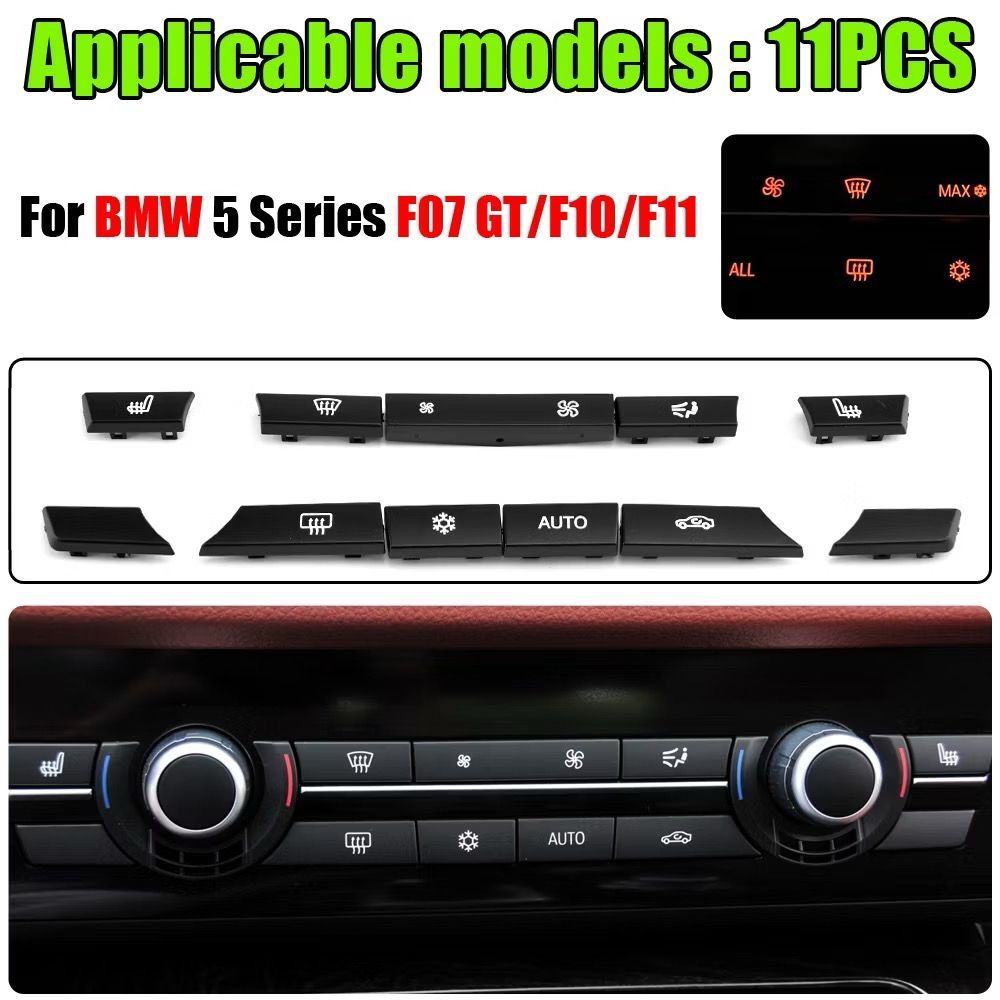 BMW 5 Series F10 High-Quality Dashboard Air Conditioner Buttons Cover ...