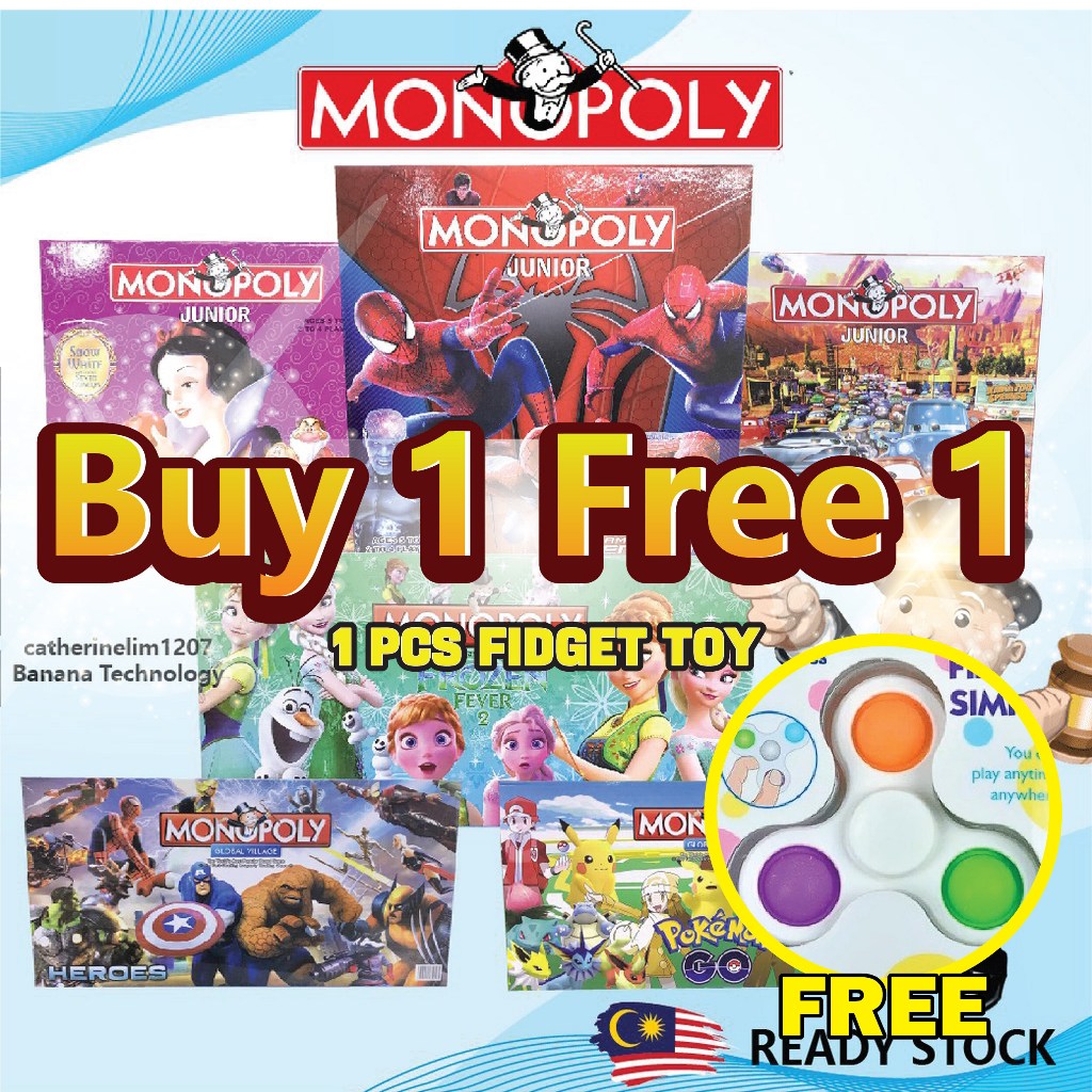 Mono poly Monopoli Billionaire Jutaria Millionaire 百万富翁Board Games ...