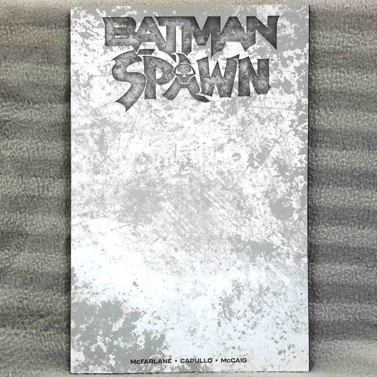 Batman/Spawn 1 Blank Sketch Variant (One-Shot 2022 DC/Image Comics) Todd McFarlane, Greg Capullo ...