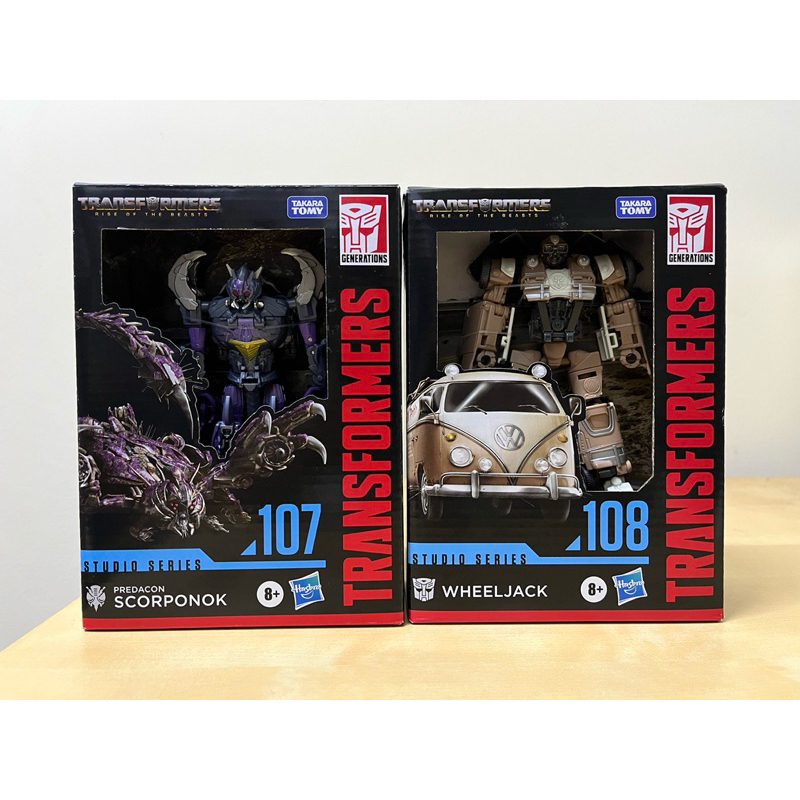 Transformers Studio Series 07 Wheeljack 08 Predacon Scorponok Deluxe ...