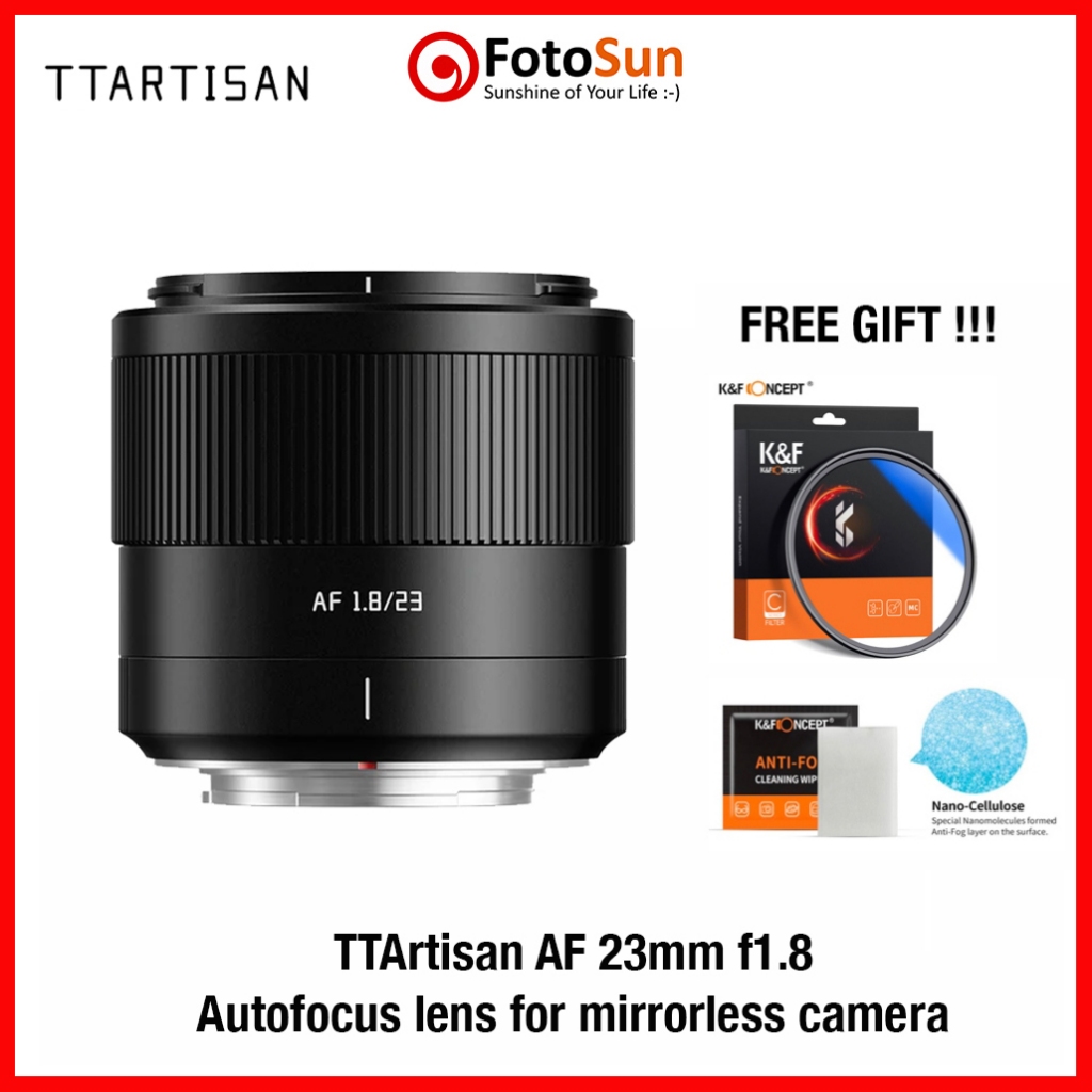 TTArtisan AF 23mm f1.8 Bokeh lens for Fujifilm X mount mirrorless camera | Shopee Philippines