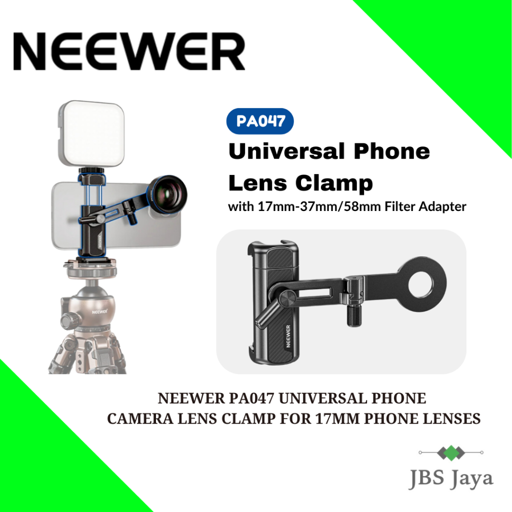 NEEWER PA047 Universal Phone Camera Lens Clamp for 17mm Phone Lens ...
