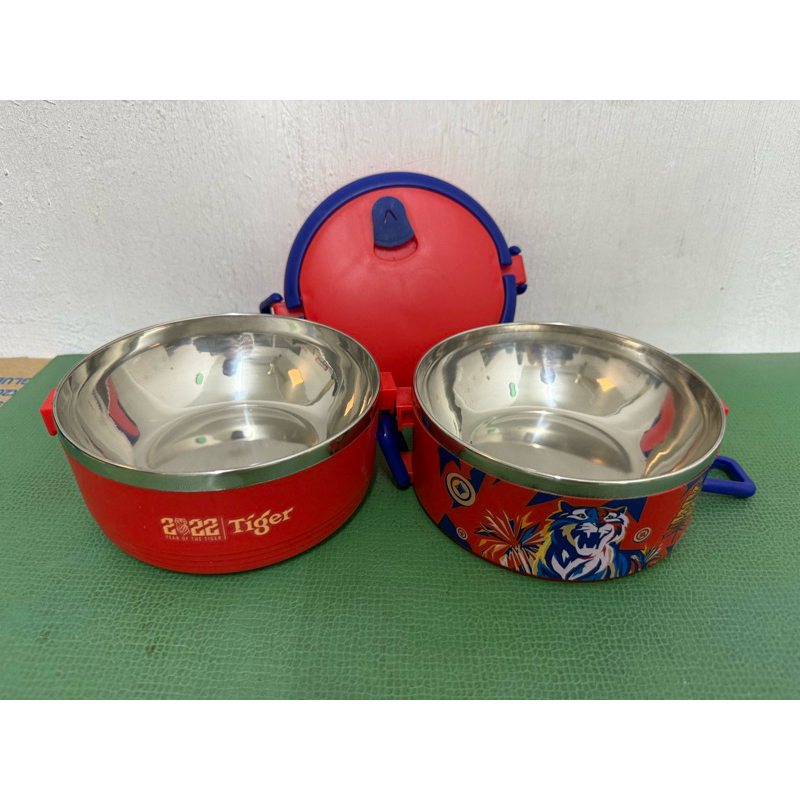TIGER Limited Edition Tiffin Set (Red) | Shopee Philippines