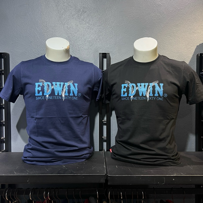 Denim Series EDWIN Men’s Signature Denim Logo Printing T-Shirt ( 7480 ...