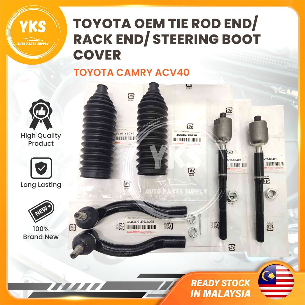 NEW TOYOTA TOYOTA CAMRY ACV40 (1 SET) TIE ROD END / RACK END / STEERING ...