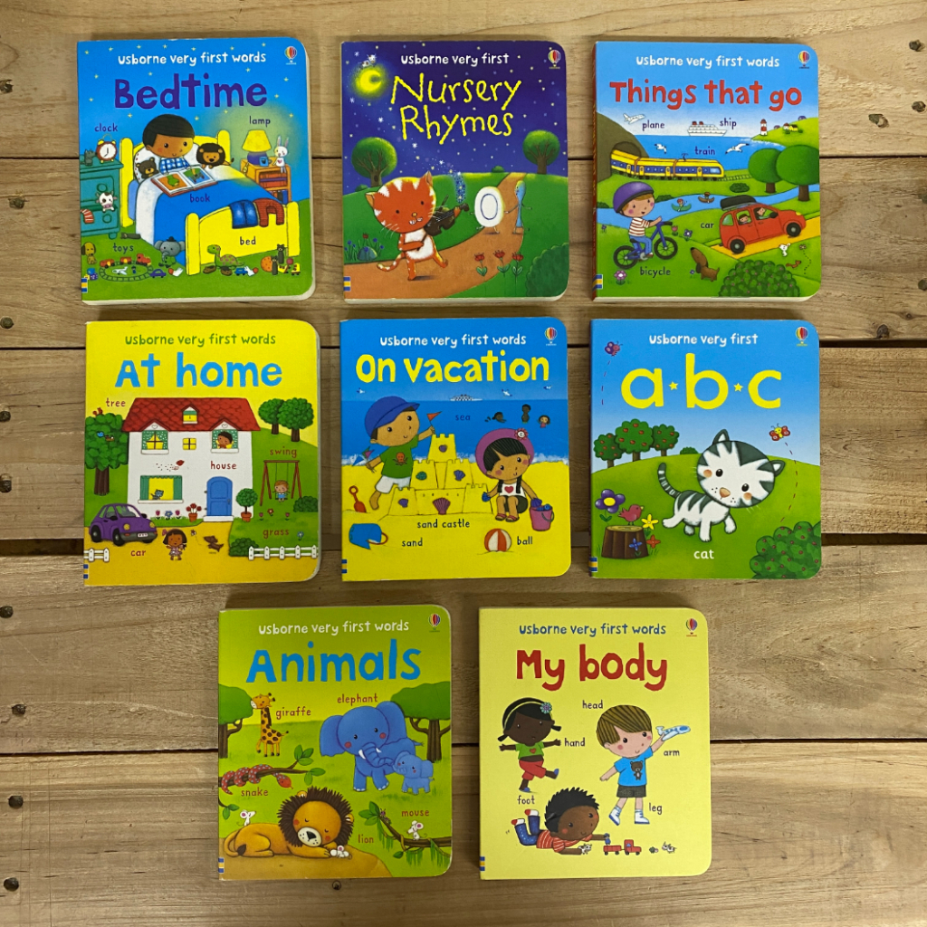Usborne Very First Words Book (set of 8 books) (Preloved) | Shopee ...