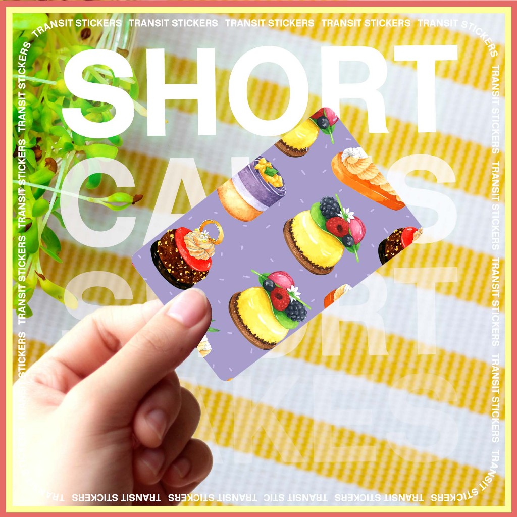 Shortcakes Symphony LRT, MRT, BRT, TnG and MyRapid Card Sticker Transit ...