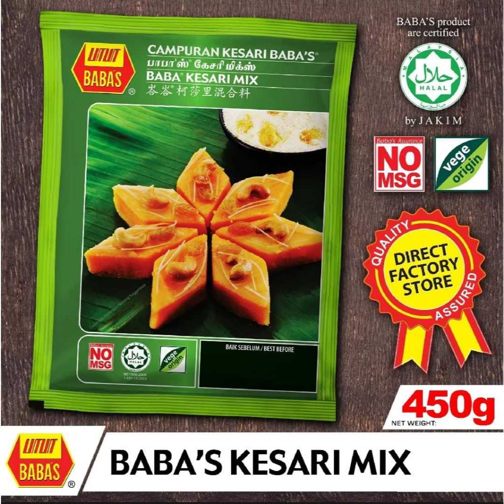 Baba Kasari Mix Serbuk Termution Mixed合料 (Packing: 450g) [Exp: 30/04 ...