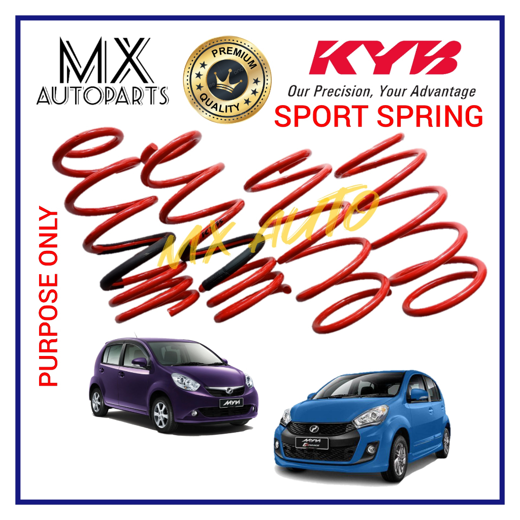 KYB ULTRA FLEX SPORT LOWER SPRING PERODUA MYVI M300 LAGI BEST ICON M600 ...