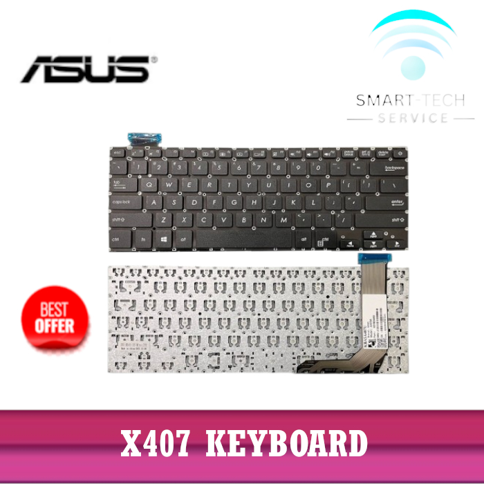 Asus VivoBook A407 A407M A407U A407UB X407 Laptop Keyboard | Shopee ...