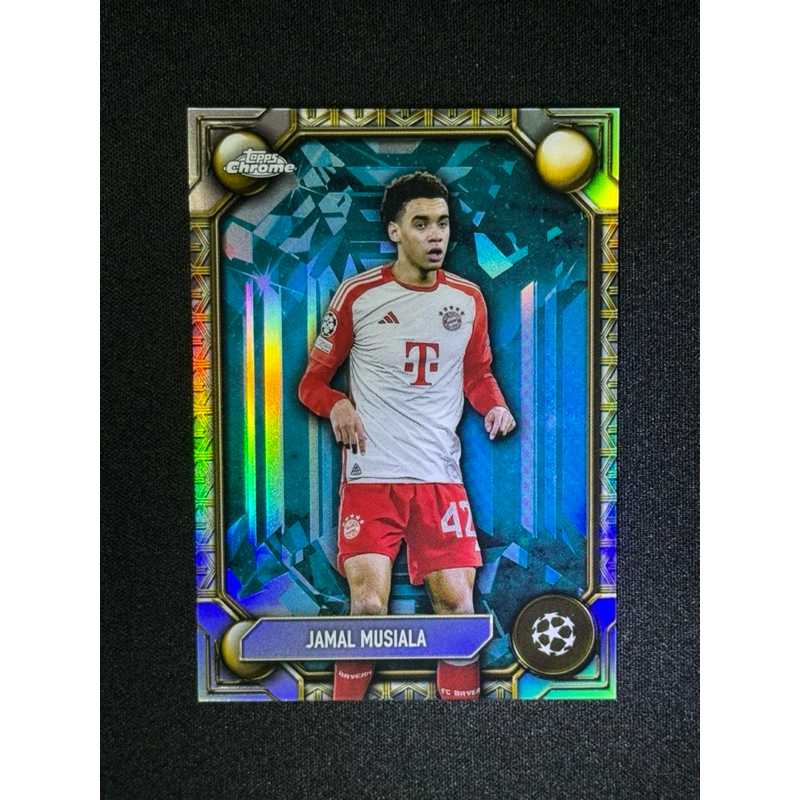 2023-24 Topps Chrome Jade Bundesliga Jamal Musiala Jadeite Emerald ...