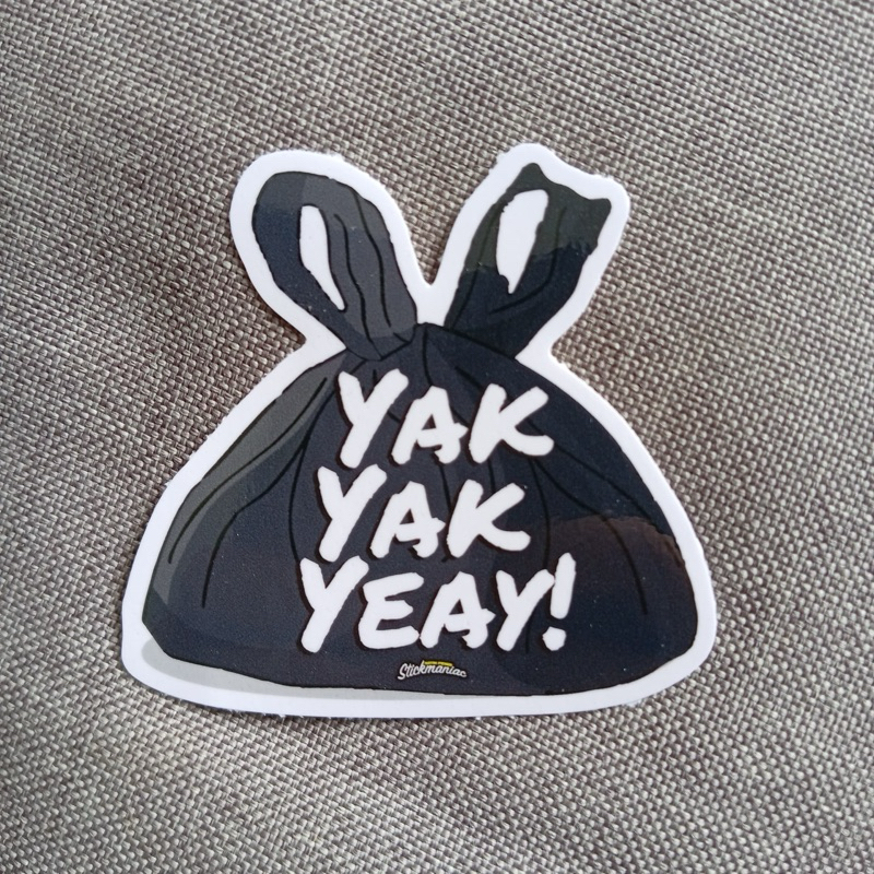 D224 Yak Yak Yeay Stickmaniac sticker | Shopee Philippines