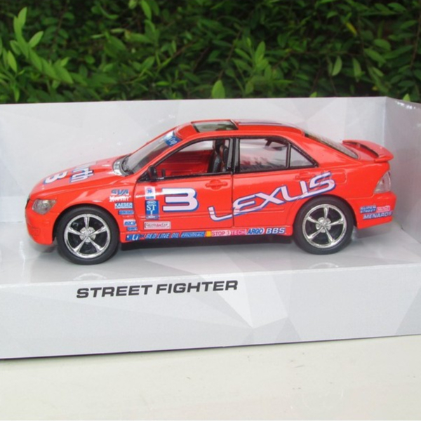 Kinsmart (12cm) Diecast Car Lexus IS300 Sedan Toyota Altezza Orange Car ...
