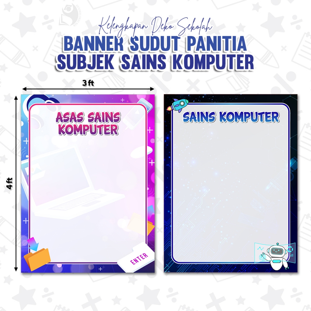 DESIGN Banner Sudut Panitia - Subjek Sains Komputer / Asas Sains ...