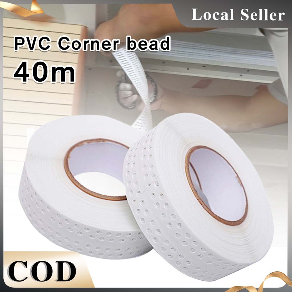 5CM X 40M Self Adhesive Pvc Plastering Corner Bead Tape Wall Drywall ...