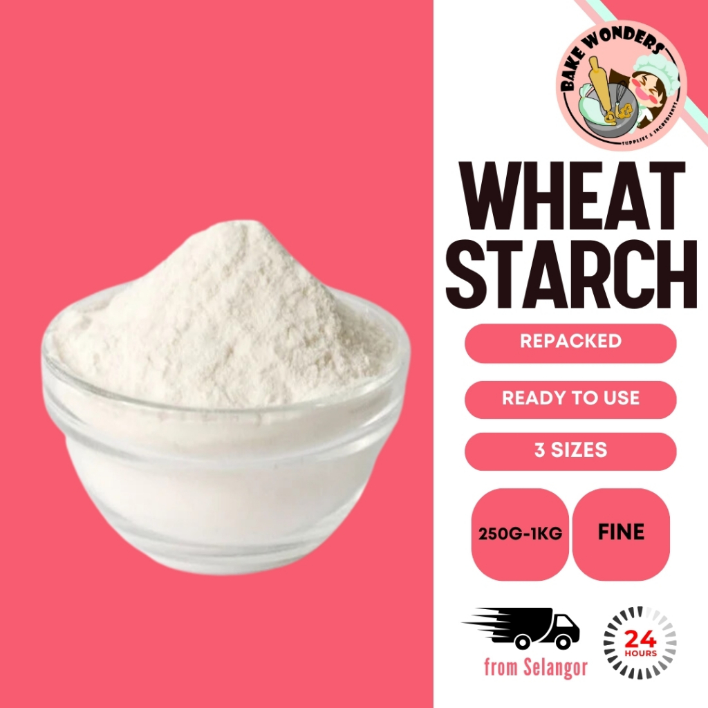 Wheat Starch/Tepung Terigu/小麦澱粉/澄面粉/澄粉/澱面粉/Tepung Tangmien/Tang Flour ...