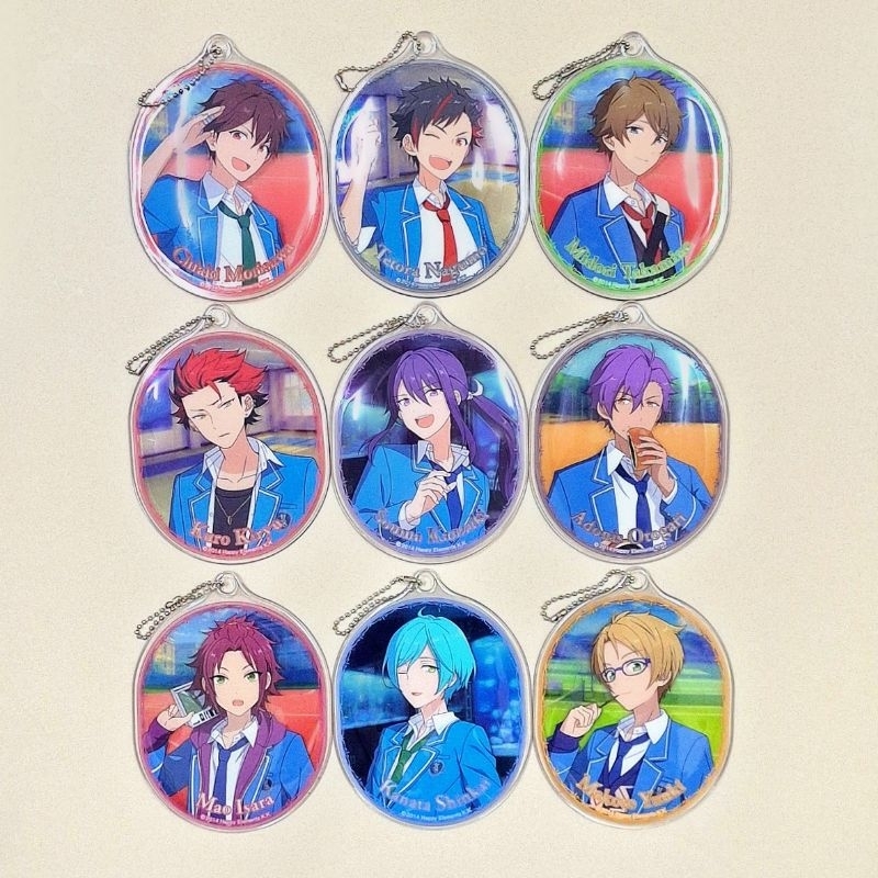 Ensemble Stars Keychain Rubber Charm Anime Merch Chiaki Tetora Mao ...