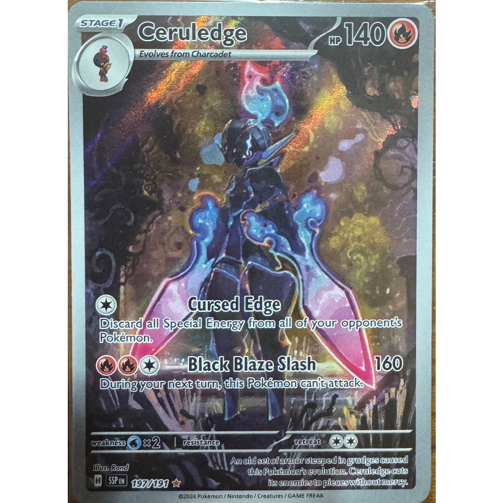 Ceruledge (197/191) Illustration SV08: Surging Sparks [Pokemon TCG ...